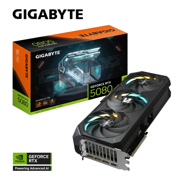 Gigabyte GeForce RTX 5080 Gaming OC 16GB GDDR7 3X Fan Graphic Card ...